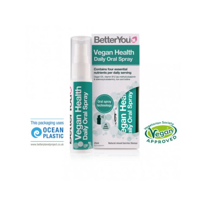 BetterYou Vegan Health Oral Spray | Reach Pharmacy UK