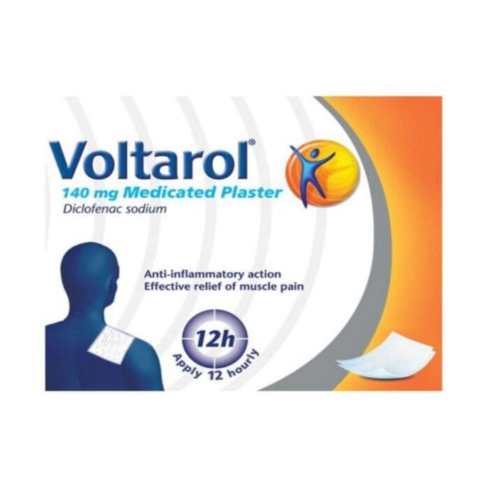 Voltarol Pain Relief Patches | Medicated Plaster 140mg | 5 Plasters ...