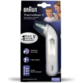 Braun IRT3030 ThermoScan 3 Infrared Ear Thermometer | Reach Pharmacy UK
